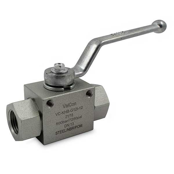 Block-Ball valve 2/2 ways DN6 G 1/4'' 500BAR, ValCon® now in LÖSI ...